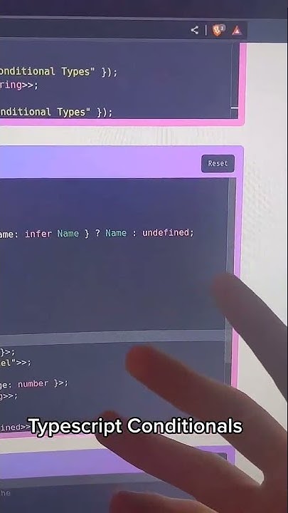 Typescript Conditionals and Infer keyword #typescript #software #webdev #javascript #nextjs # ...