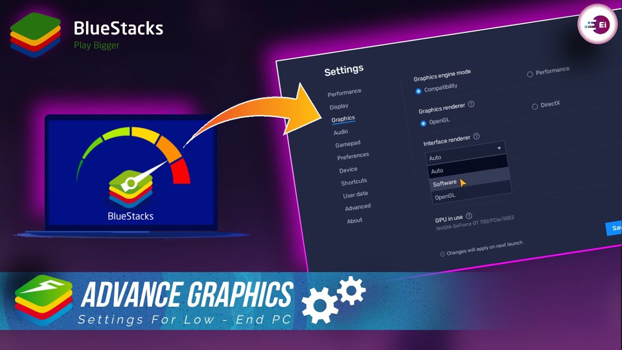 BlueStacks 5 Advance Graphics Settings For Low End PC - YouTube