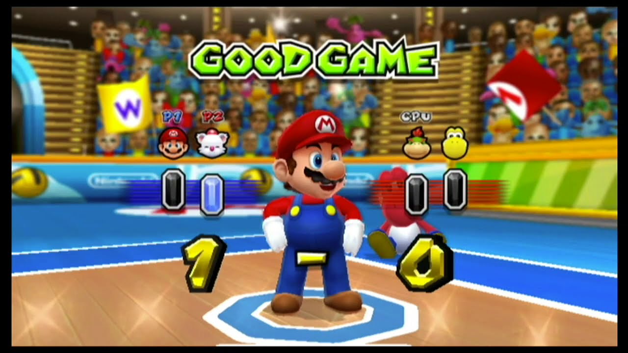 Mario Sports Mix: Mario & Moogle Vs Bowser Jr & Yellow Yoshi at ...