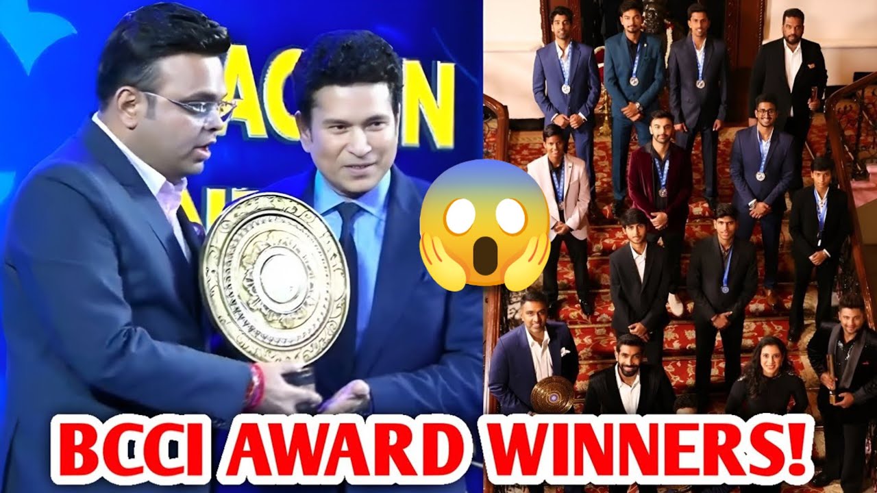 BCCI Awards ALL WINNERS! 🔥| Bumrah, Ashwin, Sachin, Smriti | India ...