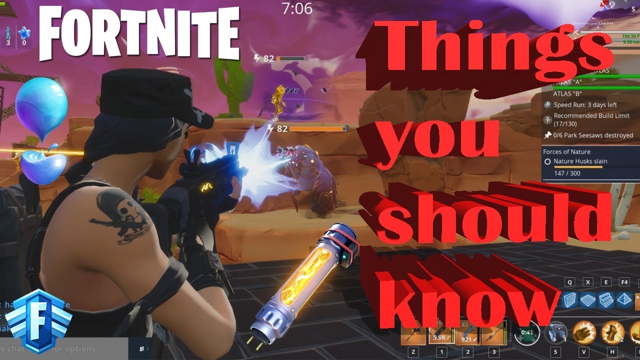 Things you should know in Fortnite PvE (Save the world) - YouTube
