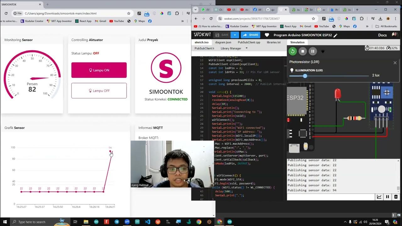 DEMO OPEN SOURCE IOT PROJECT SIMOONTOK - YouTube