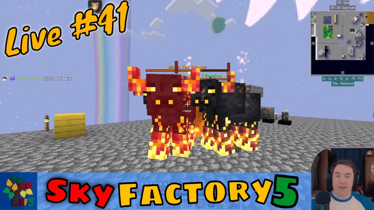 Magma-Bullen! 🍁 Minecraft: Sky Factory 5 - Livestream [Teil 41][German ...