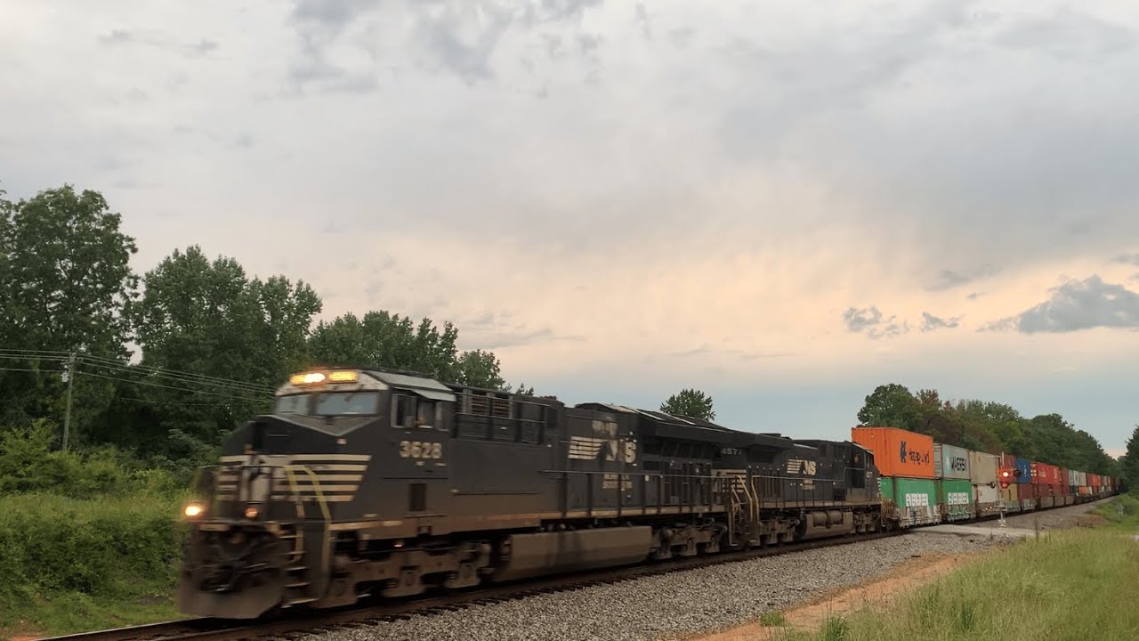 NS 296 rolls out of Pacolet at track speed with its usual VERY nice ...