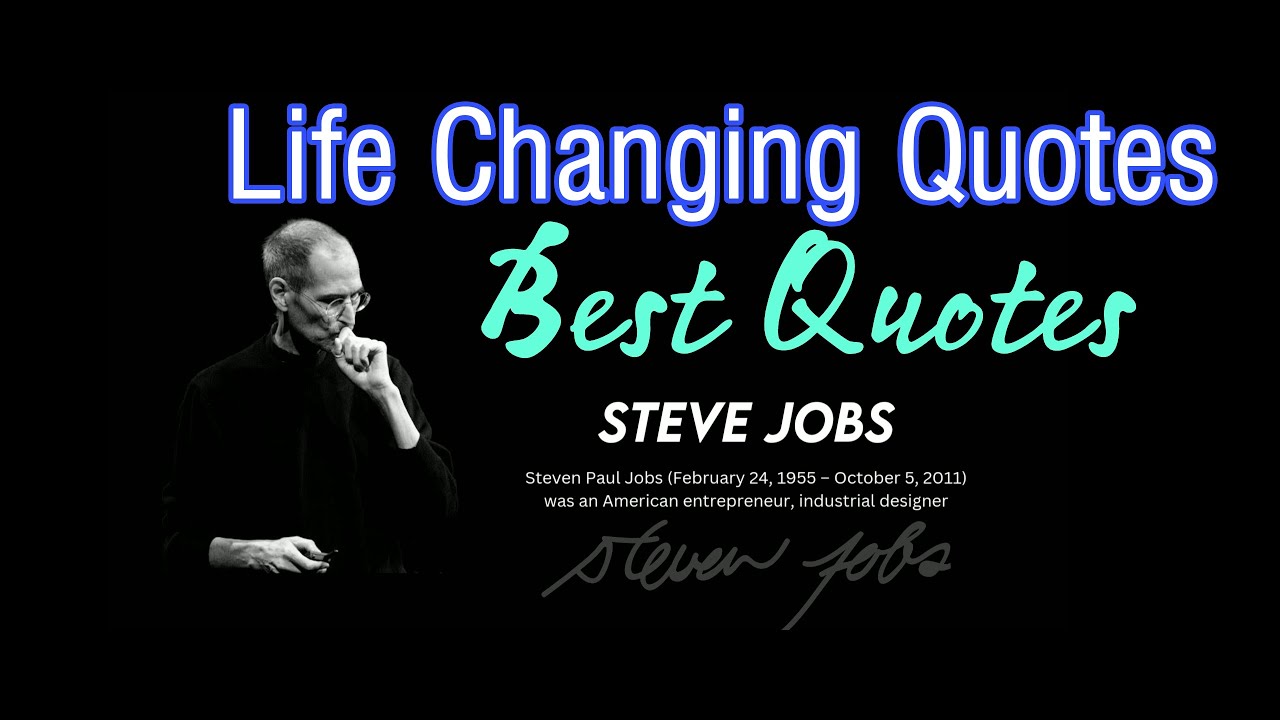 Steve Jobs Motivational Speech | Inspirational Video | Entrepreneur ...