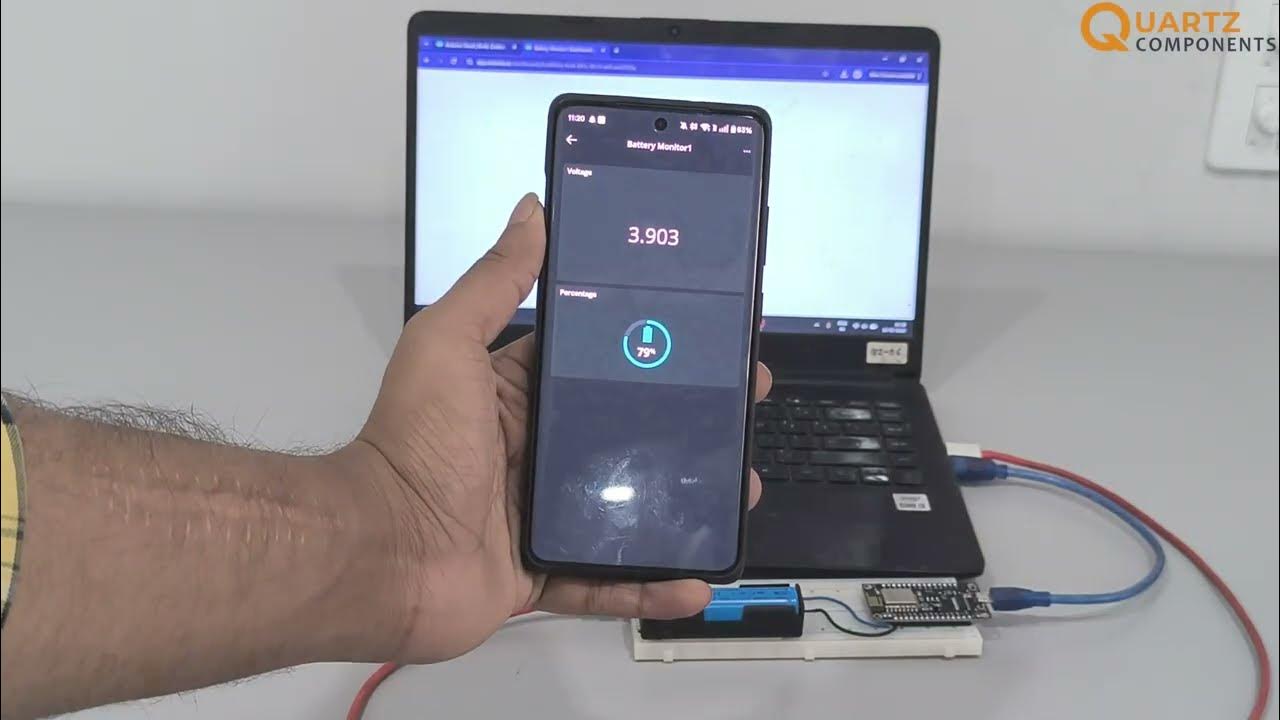 IoT Based Battery Charging Level Monitor using ESP8266 NodeMCU - YouTube