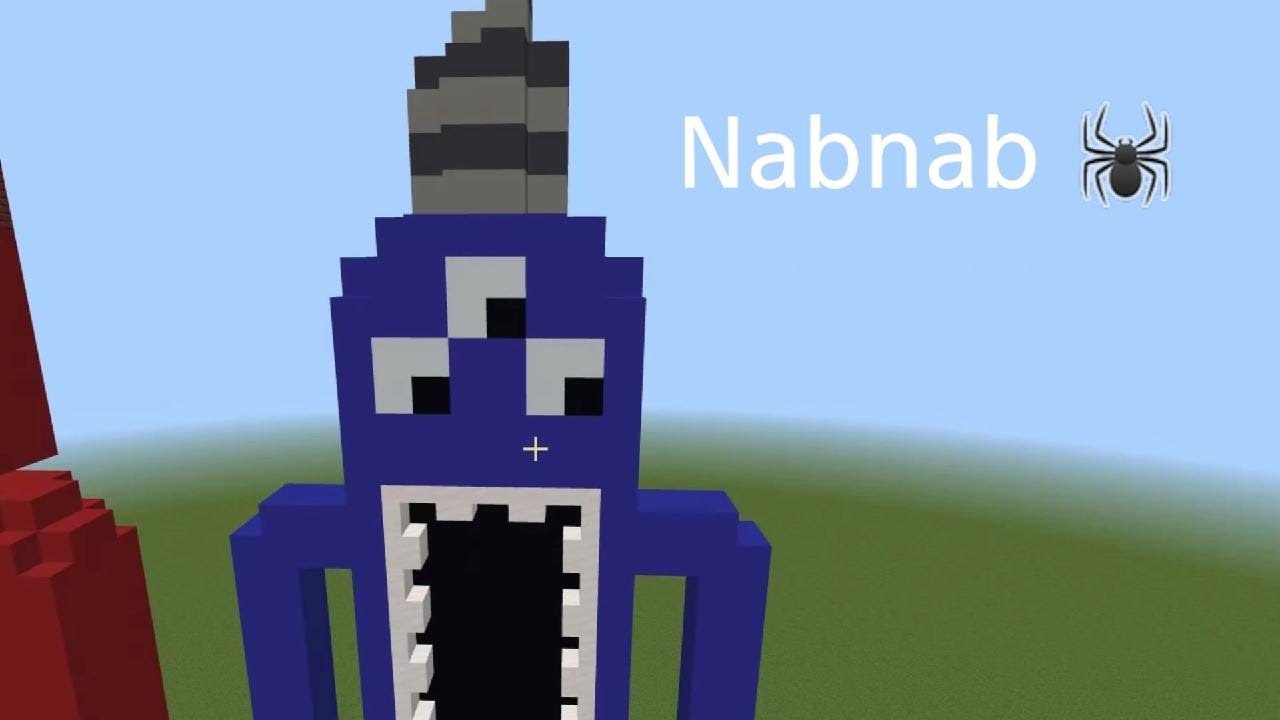 Nabnab Minecraft Statue (Garten of Banban) - YouTube