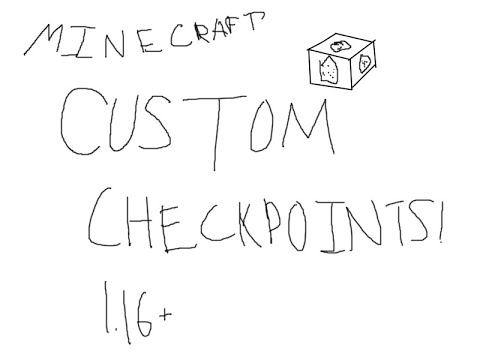 Minecraft | How to Make Your Own Custom Checkpoints with Command Blocks ...