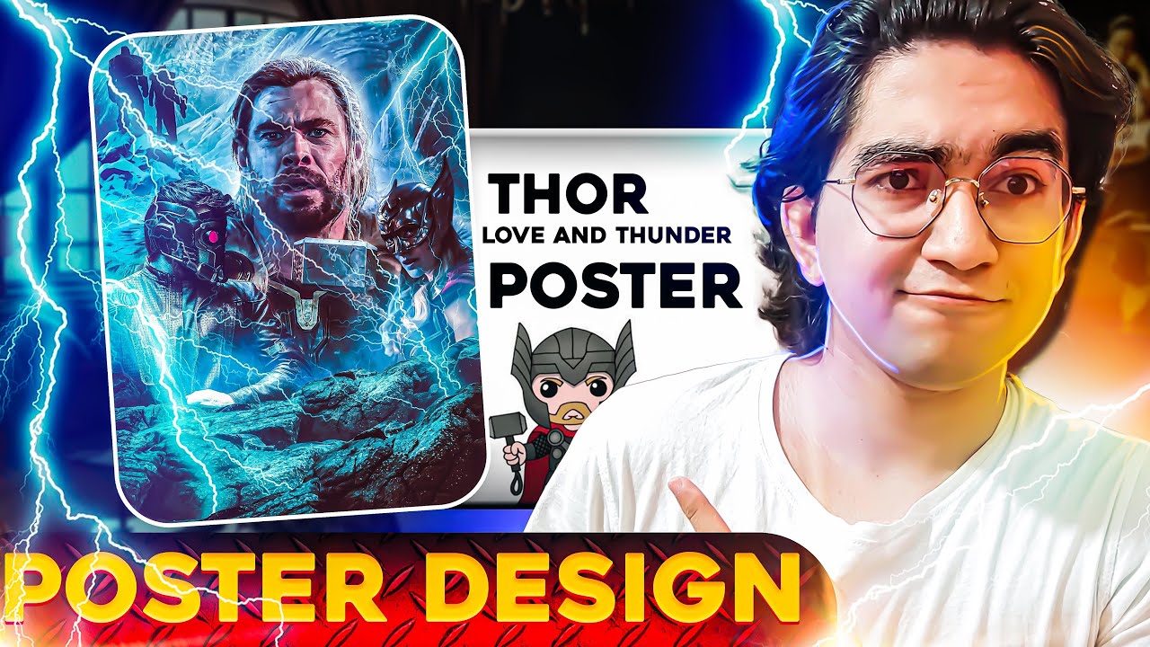 THOR LOVE AND THUNDER POSTER IN PHOTOSHOP | THOR LOVE AND THUNDER ...