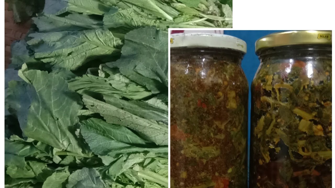 Tamkawr pickle.Mustard pickle.Mizo dish - YouTube