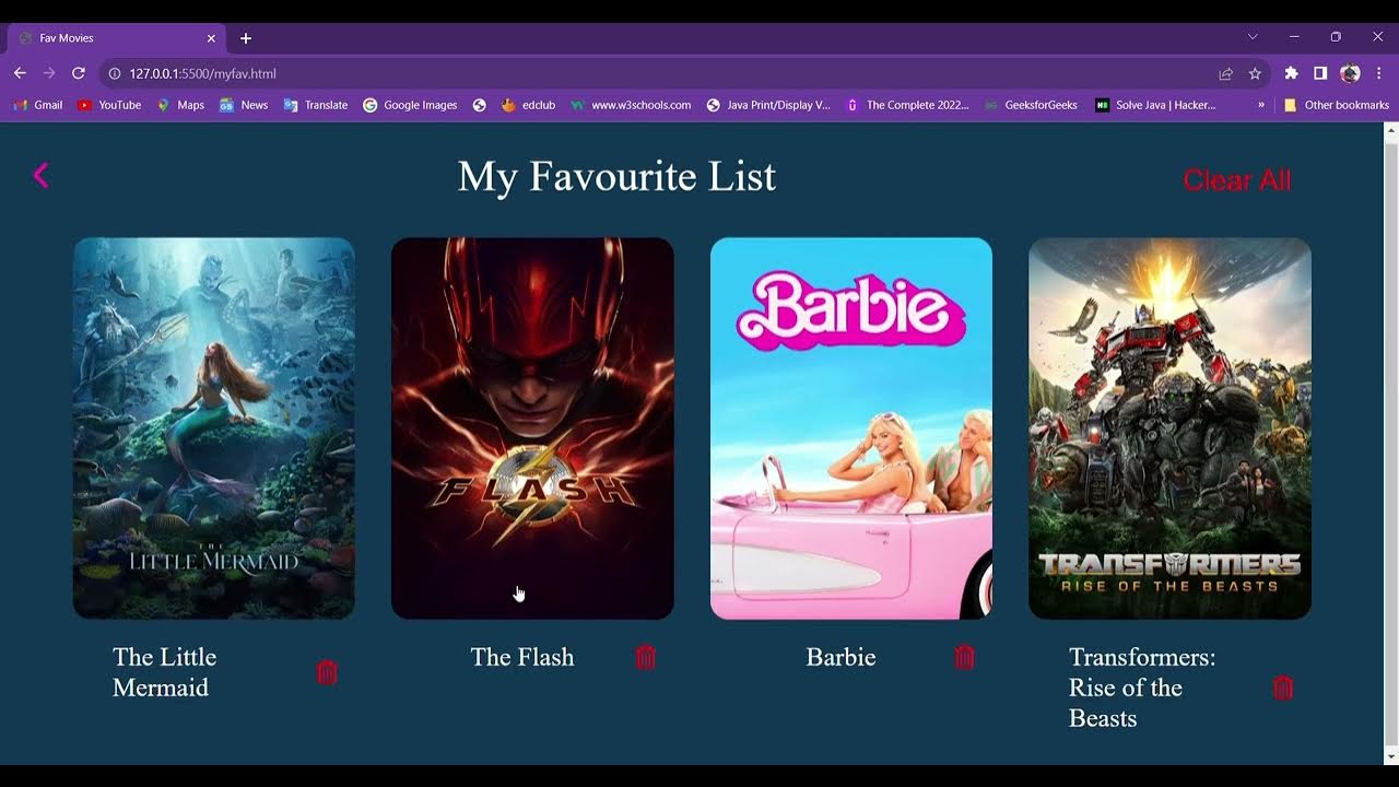 A simple movie website created by using HTML, CSS , JS , and OMDB api - YouTube