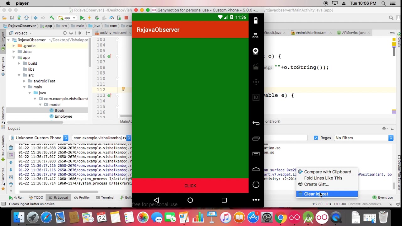 Rxjava CombineObservable Sequential .. Combine Two Observable - YouTube