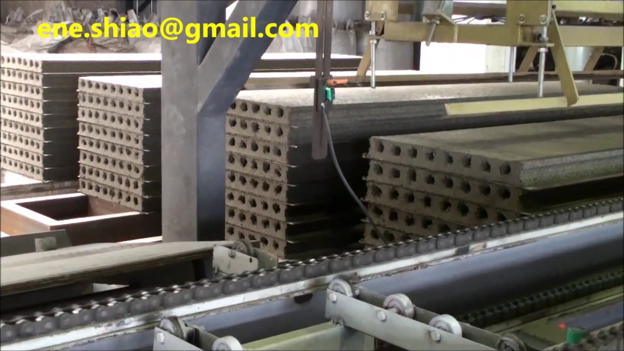 Acotec wall panel production line - YouTube