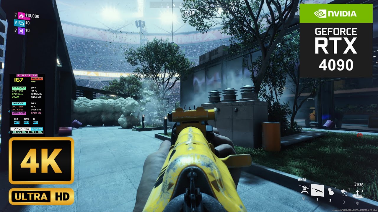 THE FINALS | 4K Ultra Settings | RTX 4090 | DLSS ON + RAY TRACE ON "RTX ...