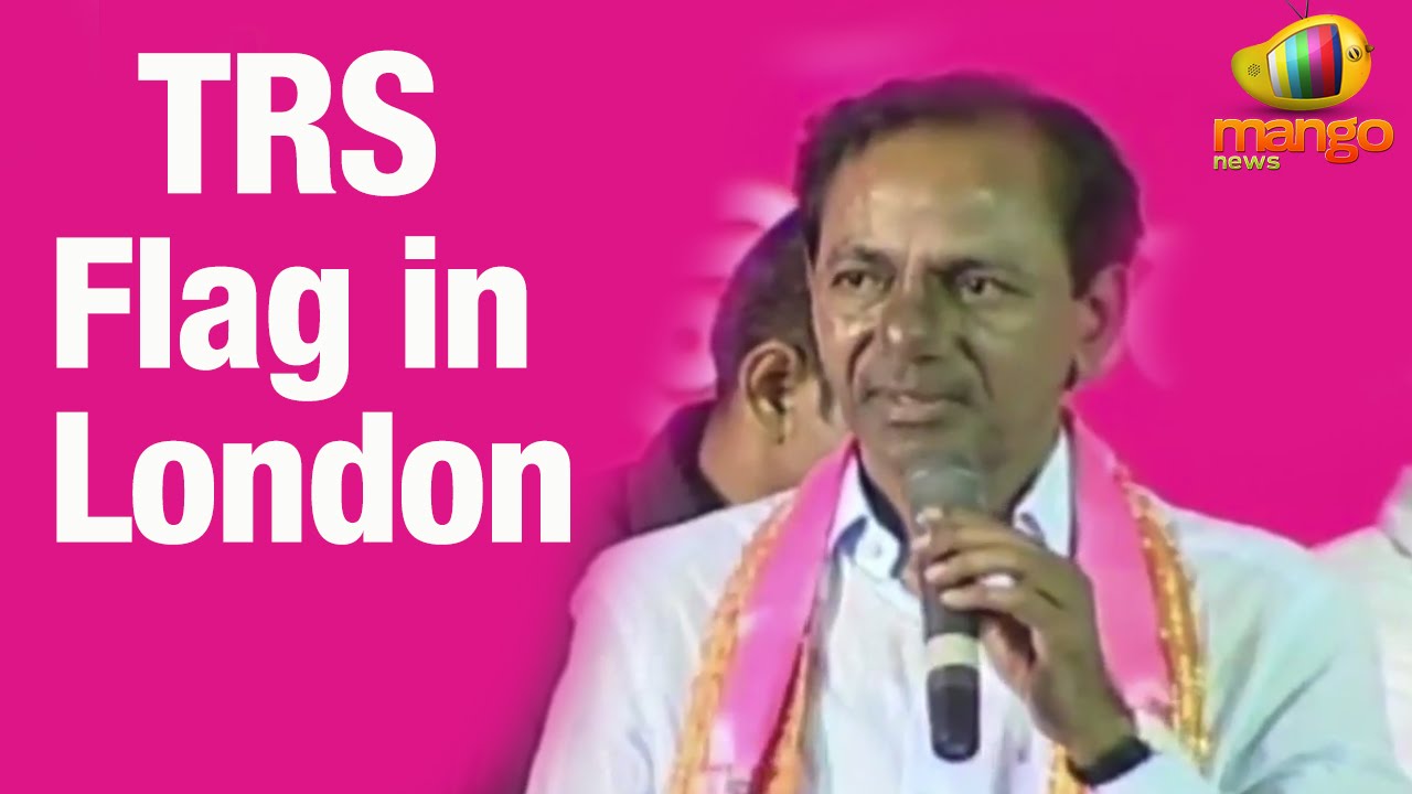 CM KCR: TRS to hoist party flag in London - YouTube