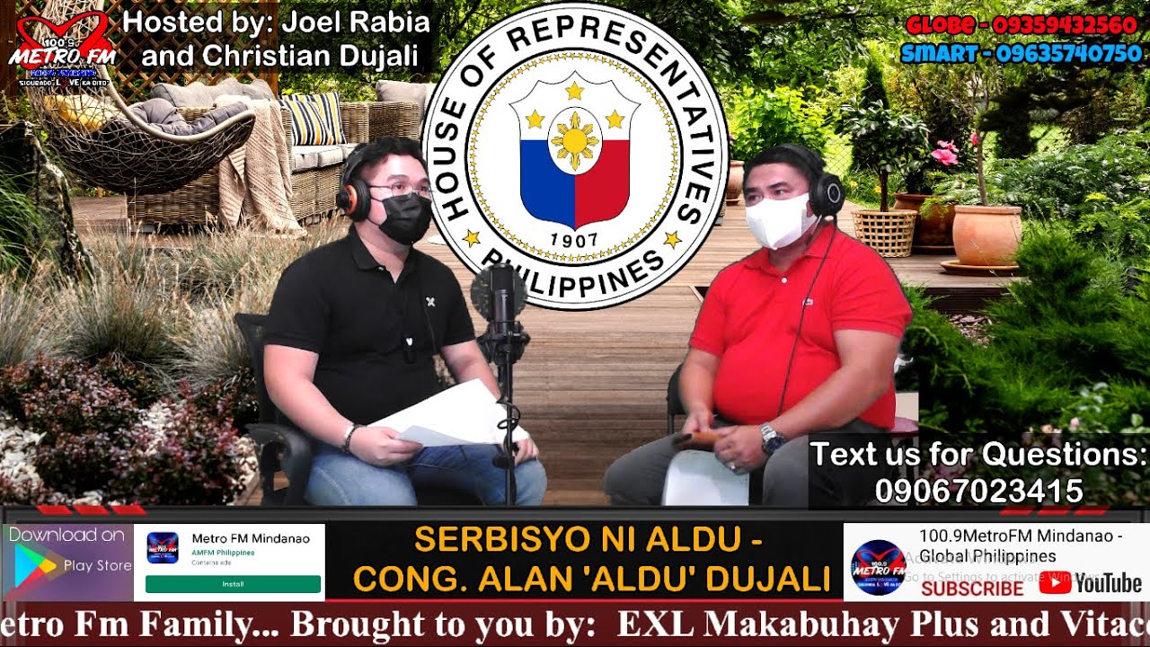 SERBISYO NI ALDU - CONG. ALAN 'ALDU' DUJALI - YouTube