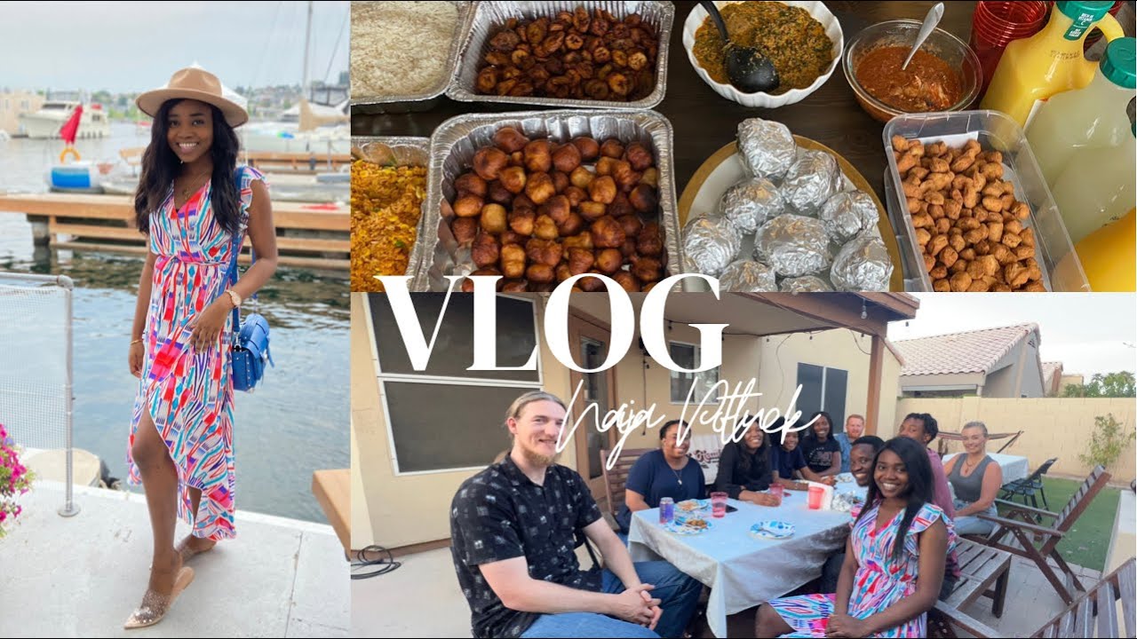 VLOG: A NAIJA Potluck | NIGERIANS JUST WANT TO HAVE FUN | Nigerian ...