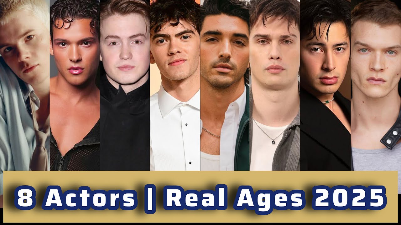 8 Actors | Real Ages 2025 | Hudson Williams, Connor Storrie, Edvin ...