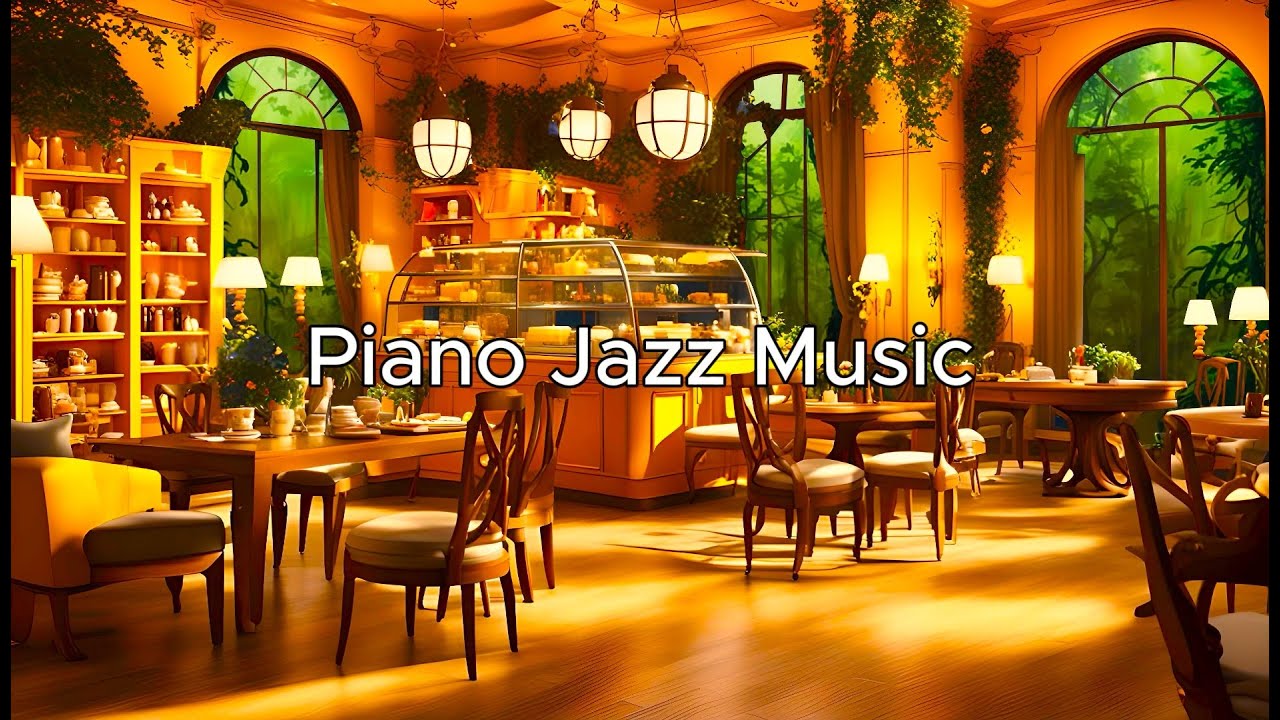 Jazz Piano Music ☕ Elevate your mood with Jazz cafe atmosphere - YouTube