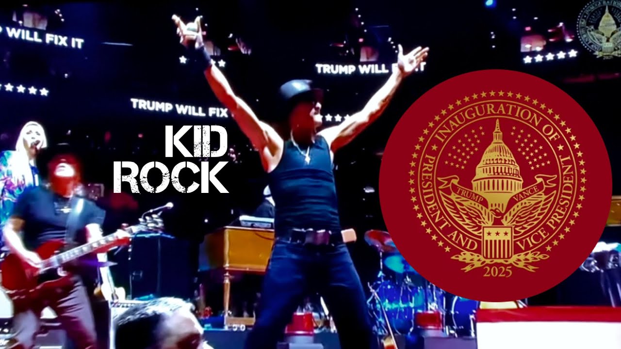 Kid Rock Live @ the 60th Presidential Inauguration - YouTube