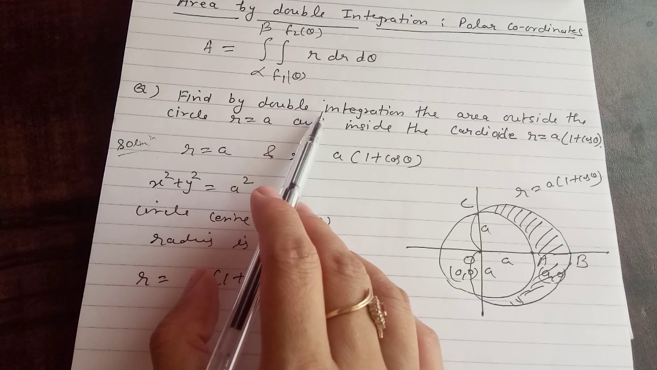 Area By Double Integration Polar Coordinates YouTube area-by-double-integration-polar-coordinates-youtube