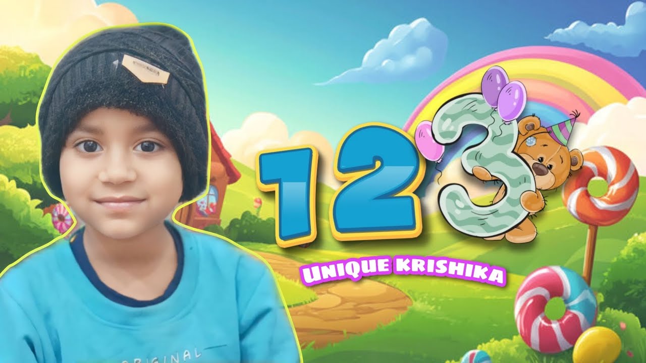 One two three | 123 number chart | ABC, abcd | learn to counts | ginati ...