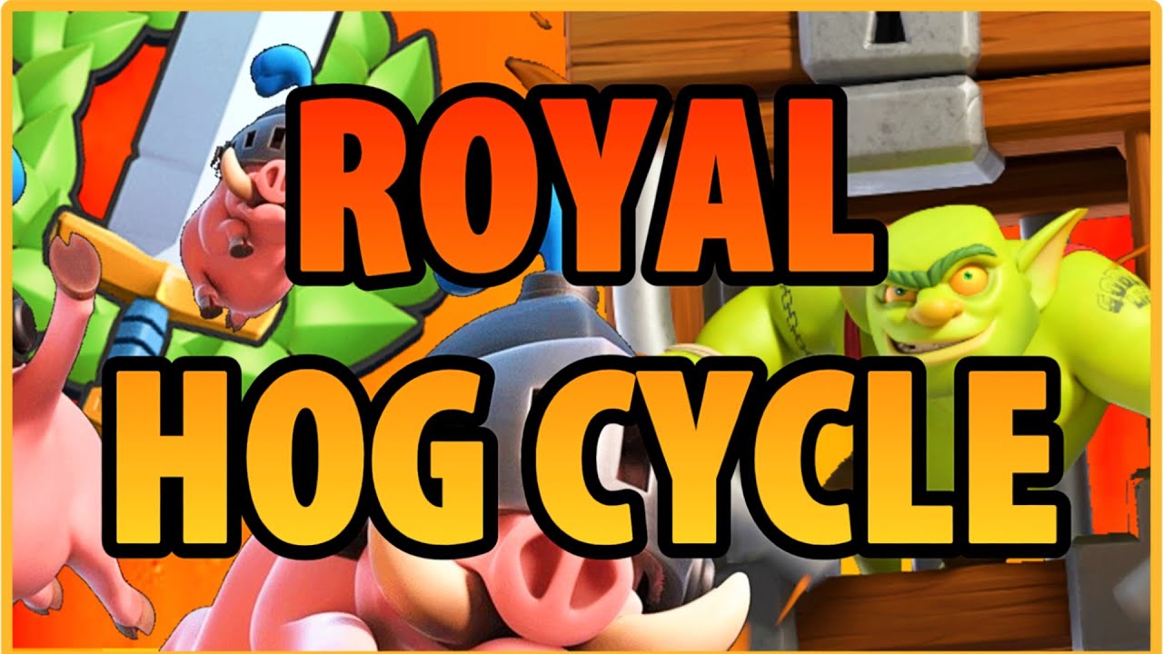 BEST ROYAL HOG DECK IN CLASH ROYALE! - YouTube
