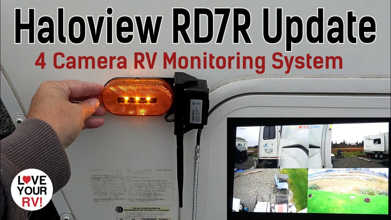 Haloview RD7R Ultimate 4 Camera RV Monitoring System *Update Video ...