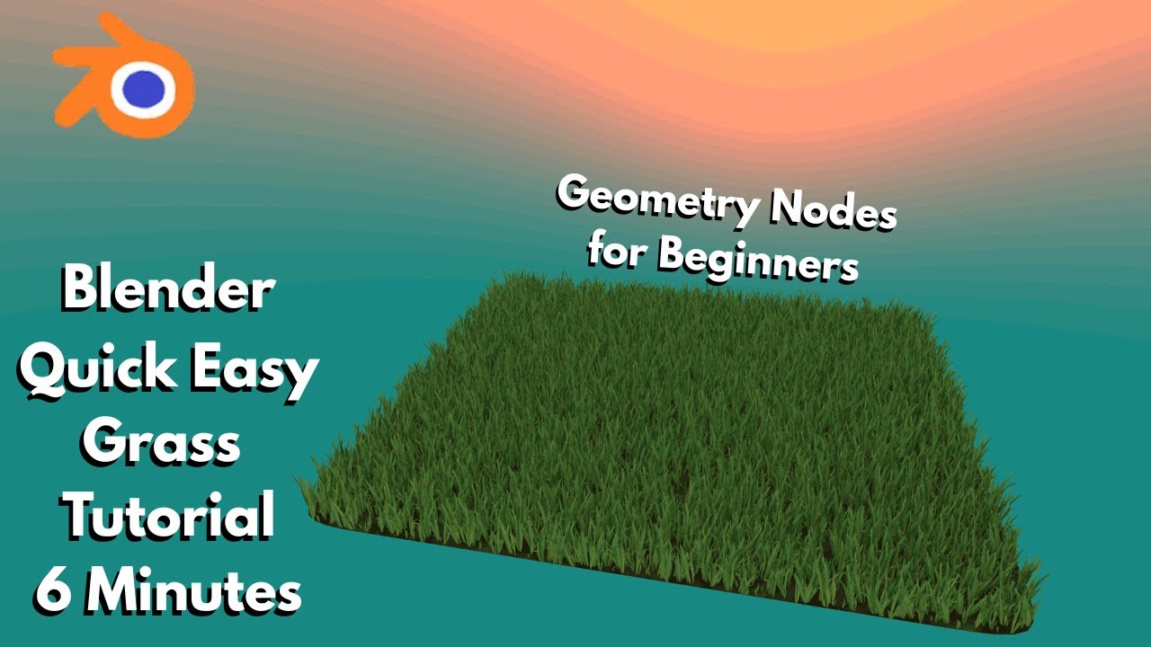 Create Grass in Blender in 6 Minutes — Clean, Fast & Procedural - YouTube