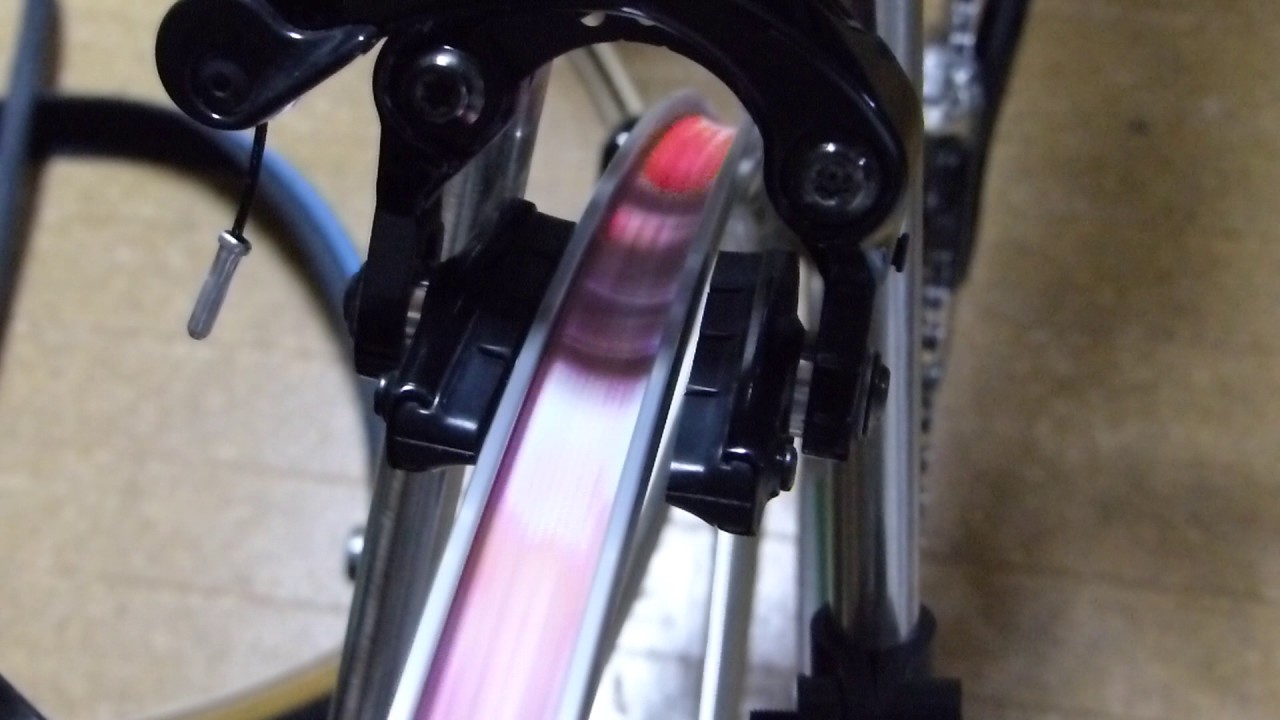 TOKEN C22A リム振れ取り後 - YouTube