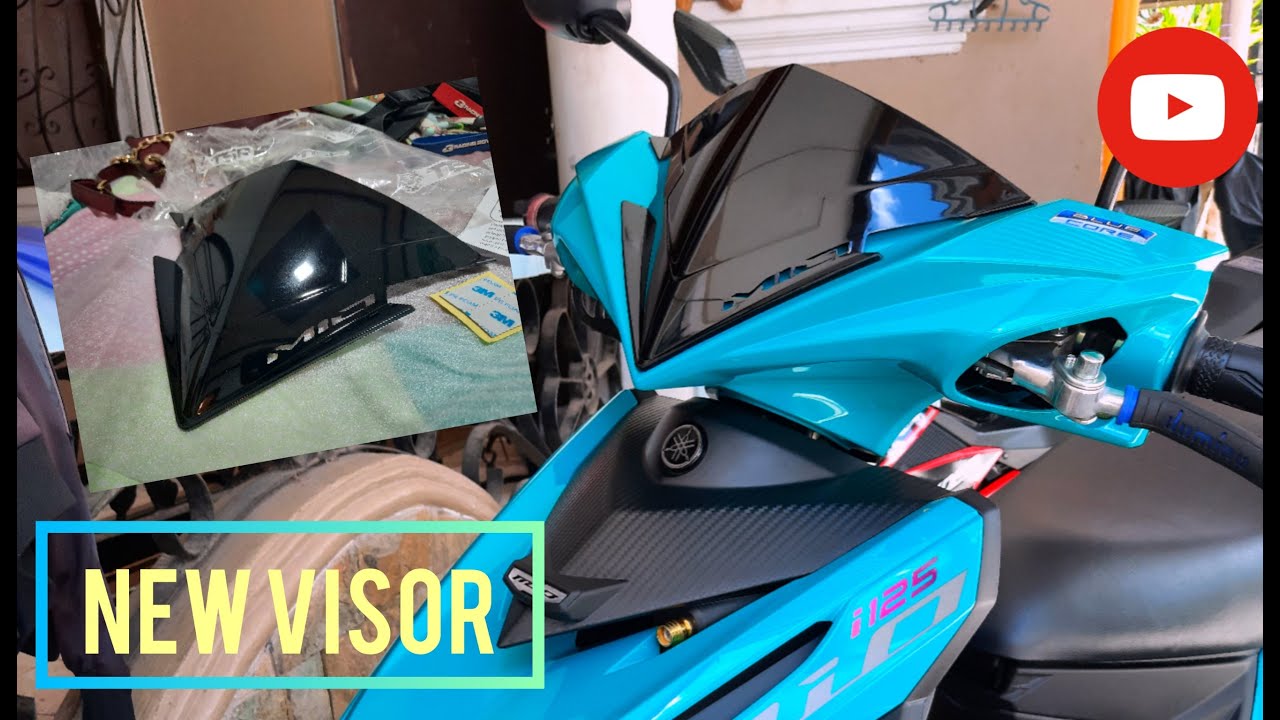 Mio i125 visor new version - YouTube
