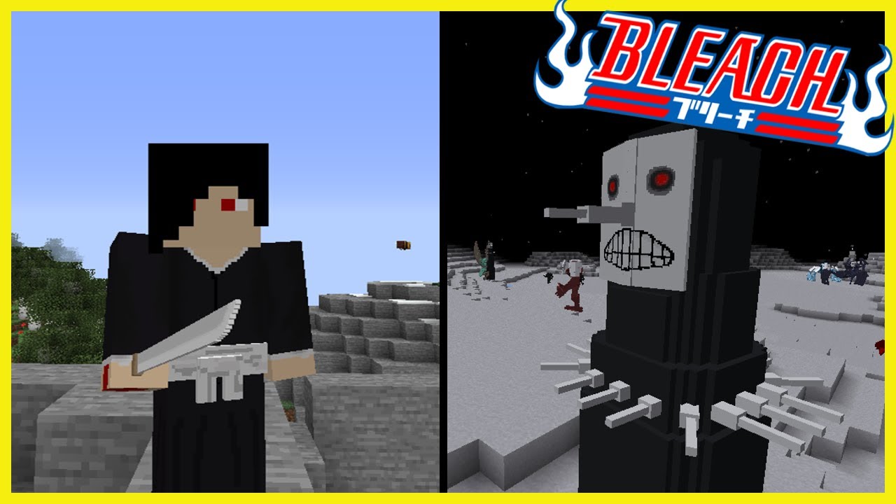 MIXING BLEACH MODS TO BECOME THE ULTIMATE SHINIGAMI! Minecraft Bleach ...