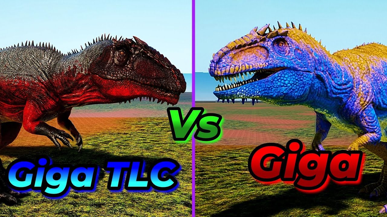 Giga TLC Mod Vs Giga | Ark Survival Ascended | Ark Battles | Gameplay ...