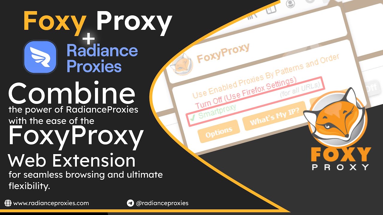 How to Add RadianceProxies to FoxyProxy Extension | Easy Setup Guide - YouTube