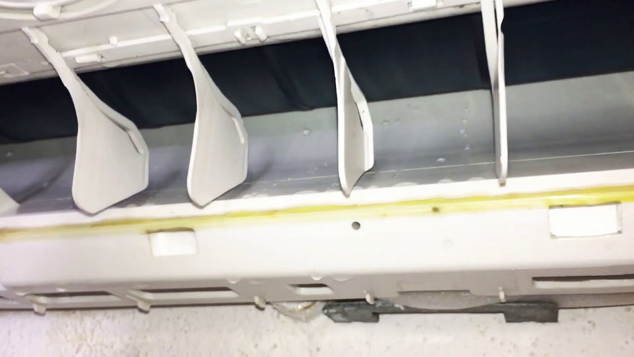 Como reparar la filtración de agua (condensación) del aire ...