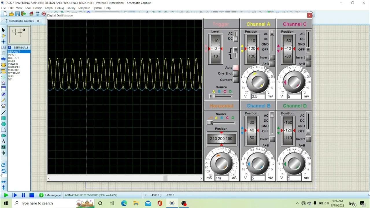 TASK 2: INVERTING AMPLIFIER DESIGN AND FREQUENCY RESPONSE - YouTube