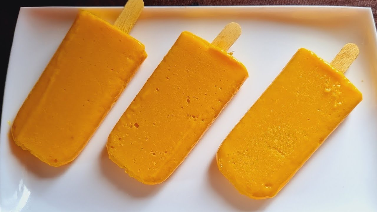 Creamy Homemade mango bar | Without Cream | Easy mango bar Recipe - YouTube