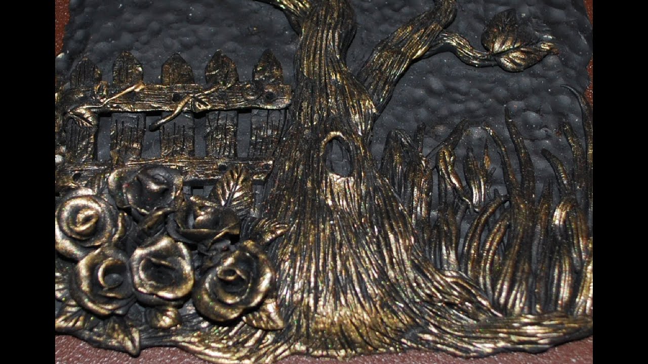 Polymer Clay Journal Cover : The Family Tree - YouTube