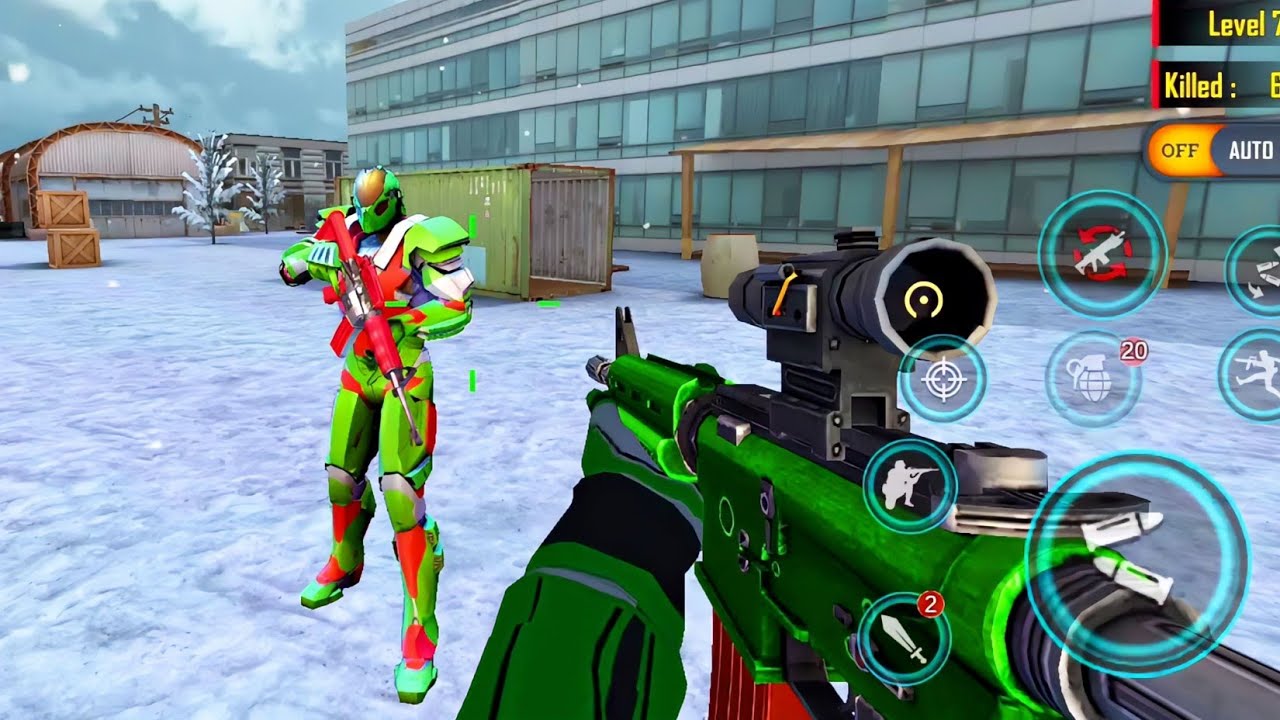 Robot FPS Shooting Strike _ Android GamePlay - YouTube