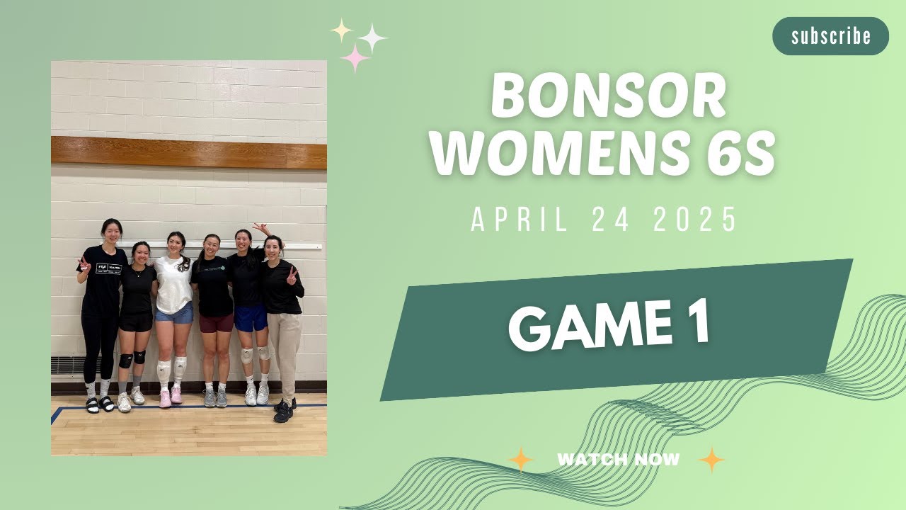 Bonsor W6 April 24 - Game 1 - YouTube
