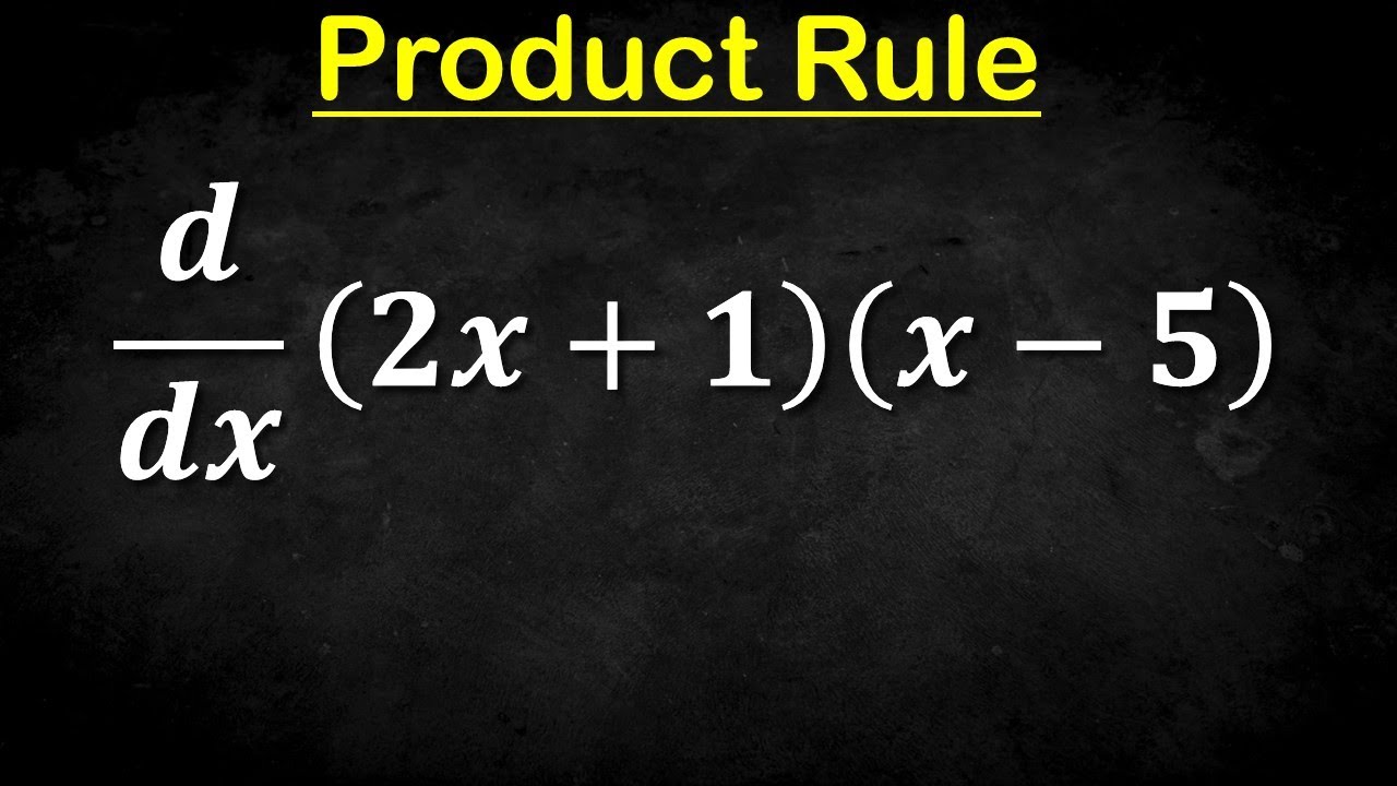 Master The Product Rule in Calculus in 5 Minutes! - YouTube