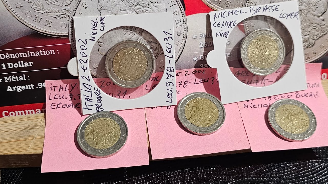 monede de 2 euro rare vizionare placuta - YouTube