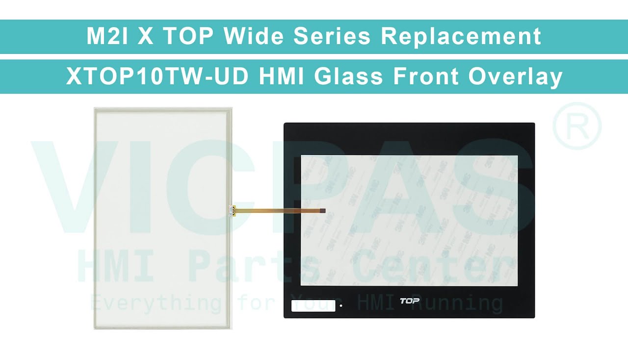 XTOP10TW-UD M2I X TOP Wide Touch Digitizer Glass Front Overlay ...