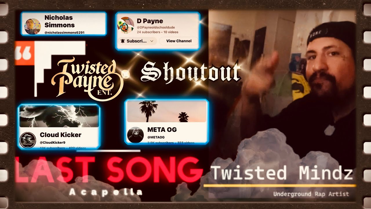 Twisted Mindz - Music 🎵 Updates and Shoutouts - NEWS - & Mail Day - YouTube