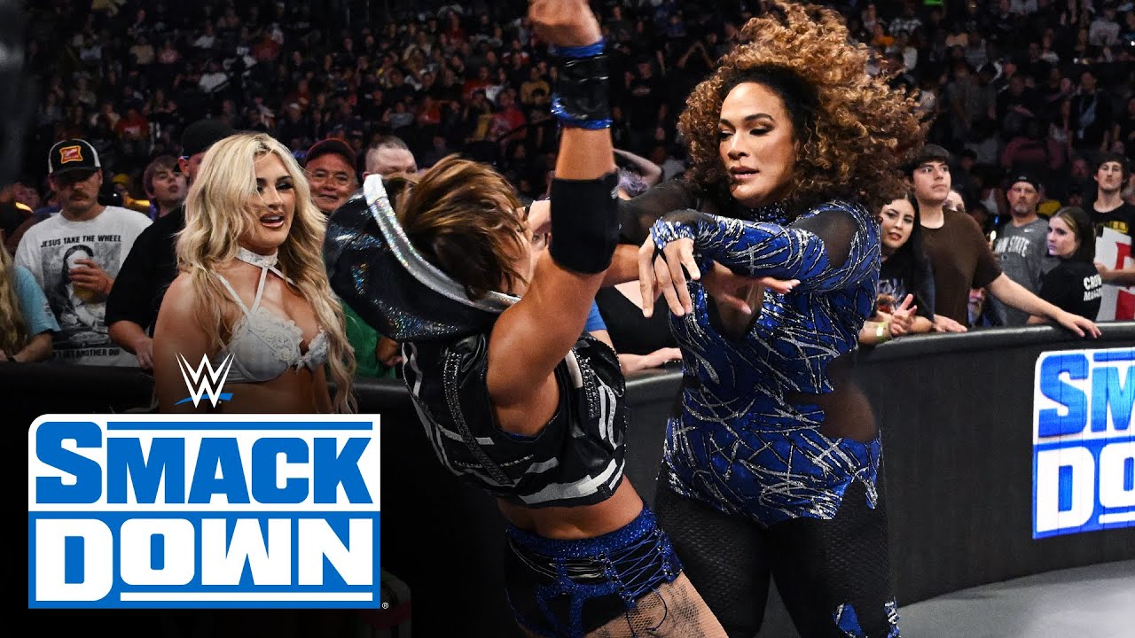 Tiffany Stratton and Nia Jax give Michin a pre-match beatdown ...