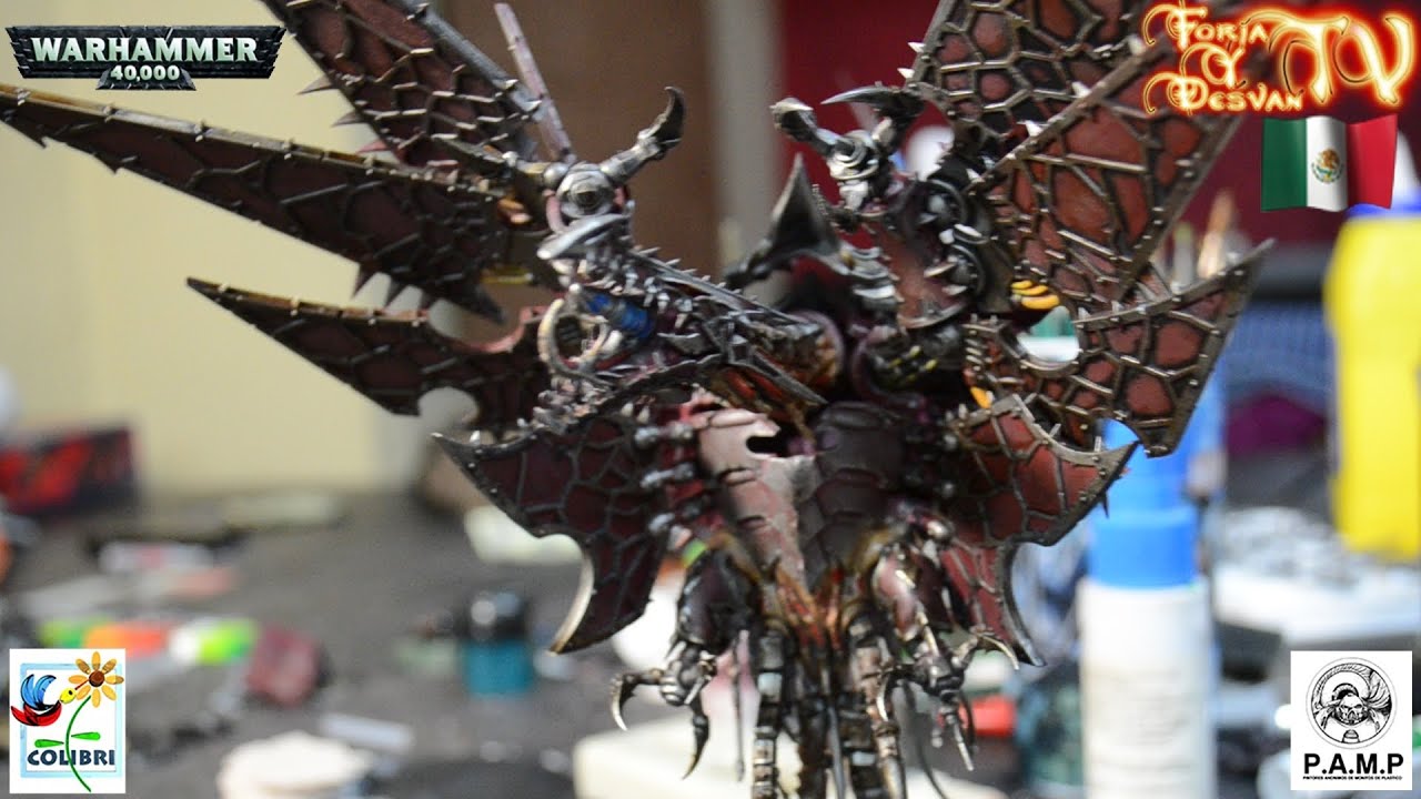 UNBOX CHAOS SPACE MARINE HELL DRAKE WARHAMMER 40K GAMES WORKSHOP - YouTube