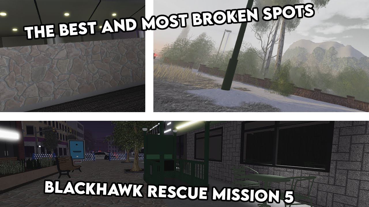 The Best Spots For PvP In Blackhawk Rescue Mission 5 - YouTube