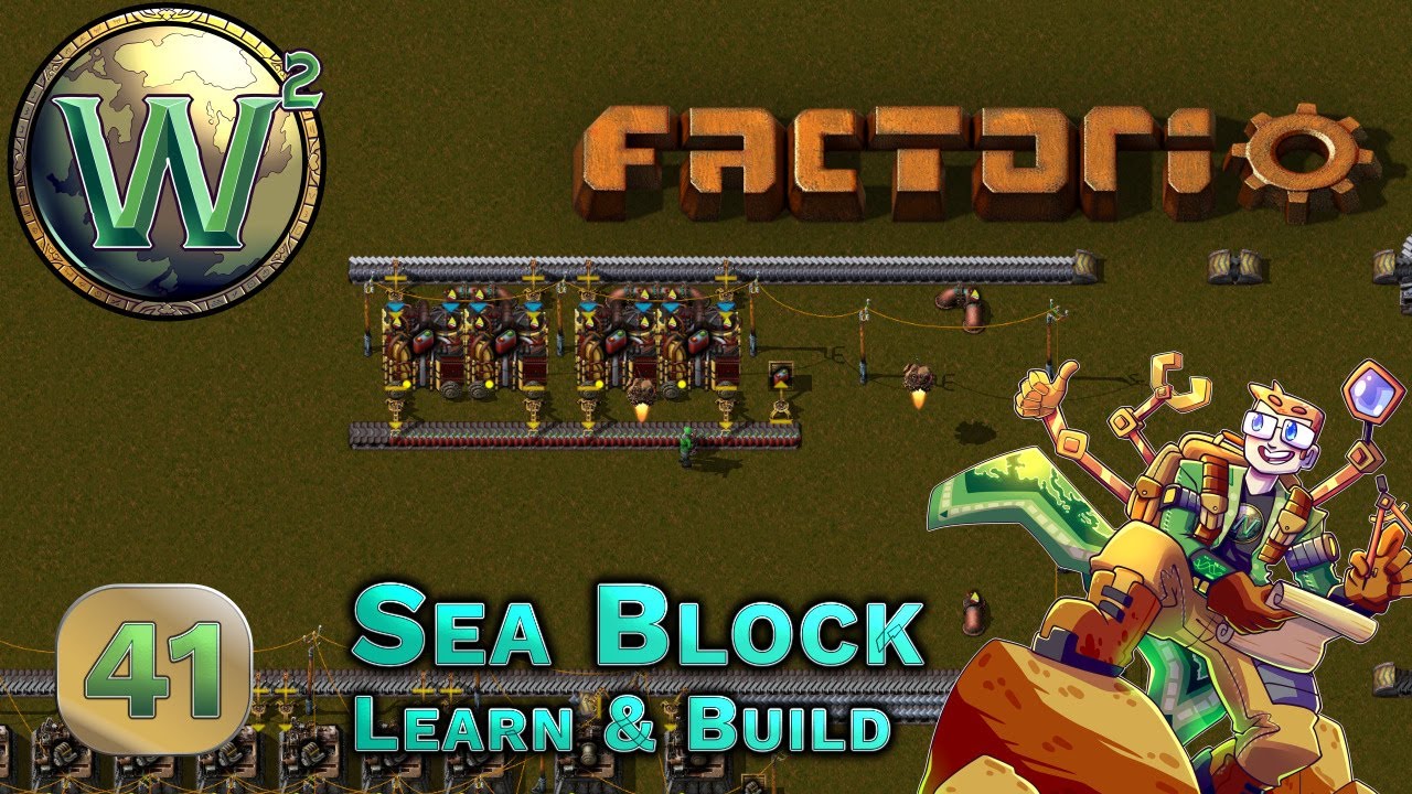 Factorio Sea Block Learn & Build - Batteries - Let's Play - Episode 41 ...