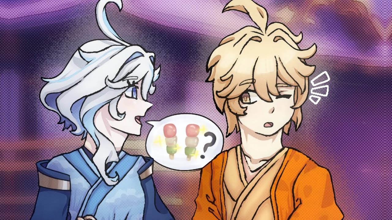 Furina And Aether Goes To Inazuma || Genshin Impact Aerina 2D Animation ...