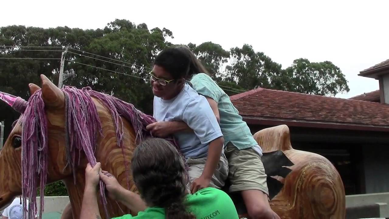 Fun rides for EVERYONE at the Pomeroy Center! - YouTube